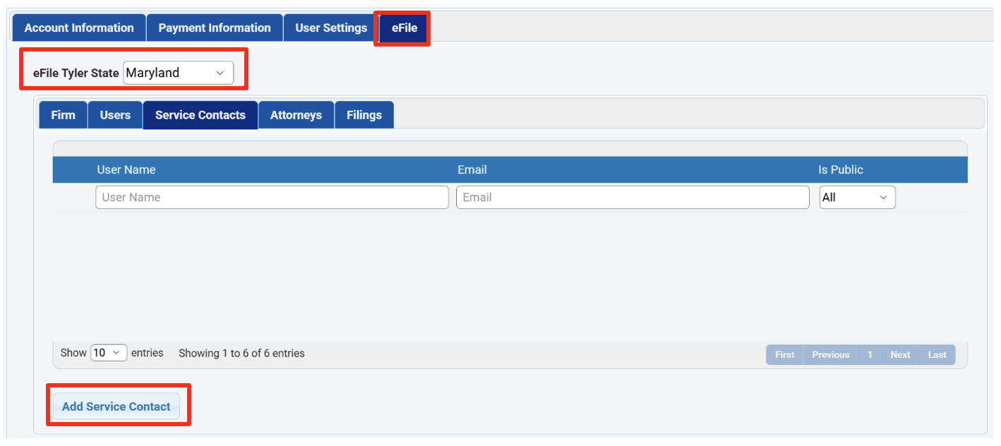 How to Place a Maryland Court eFiling
