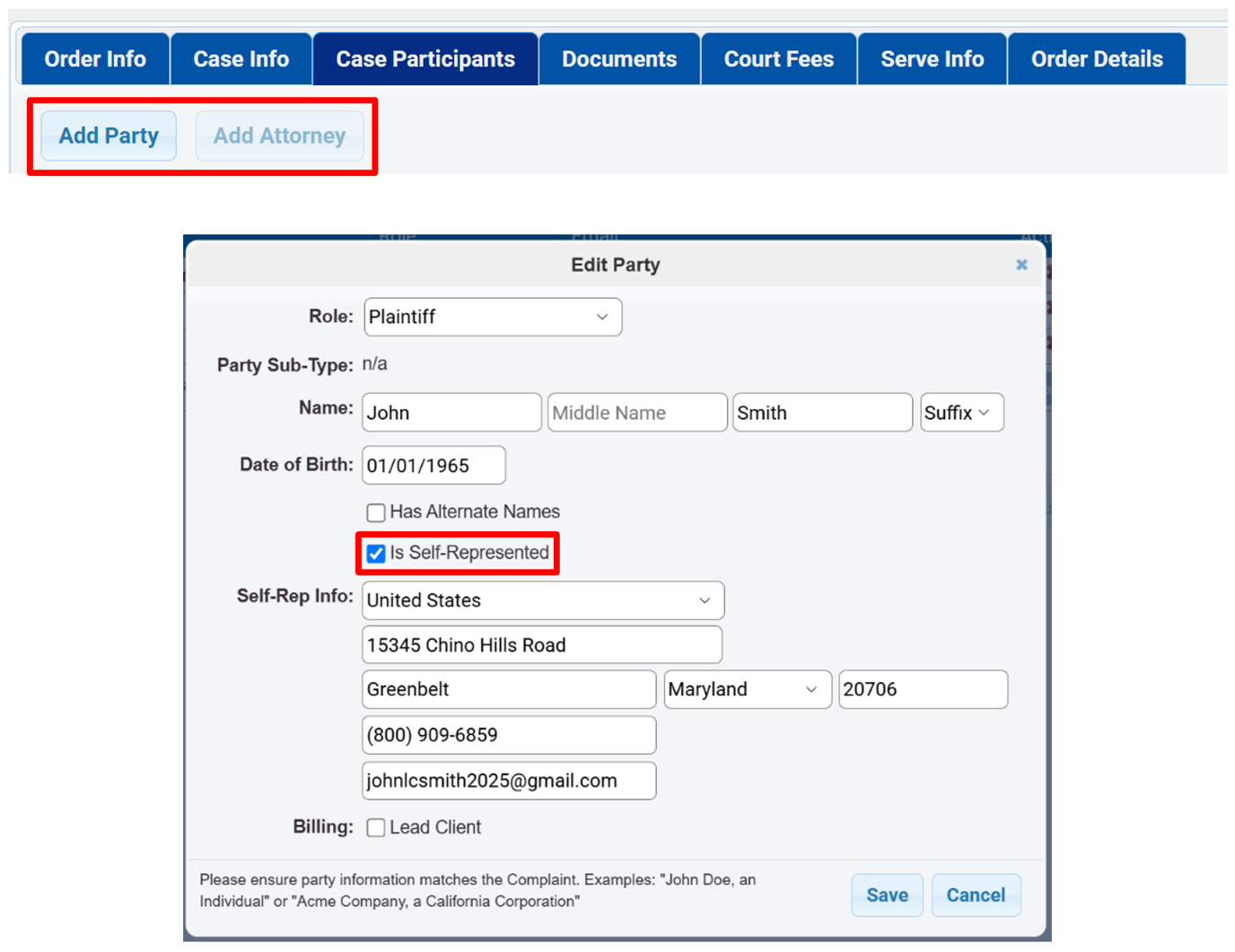 How to Place a Maryland Court eFiling