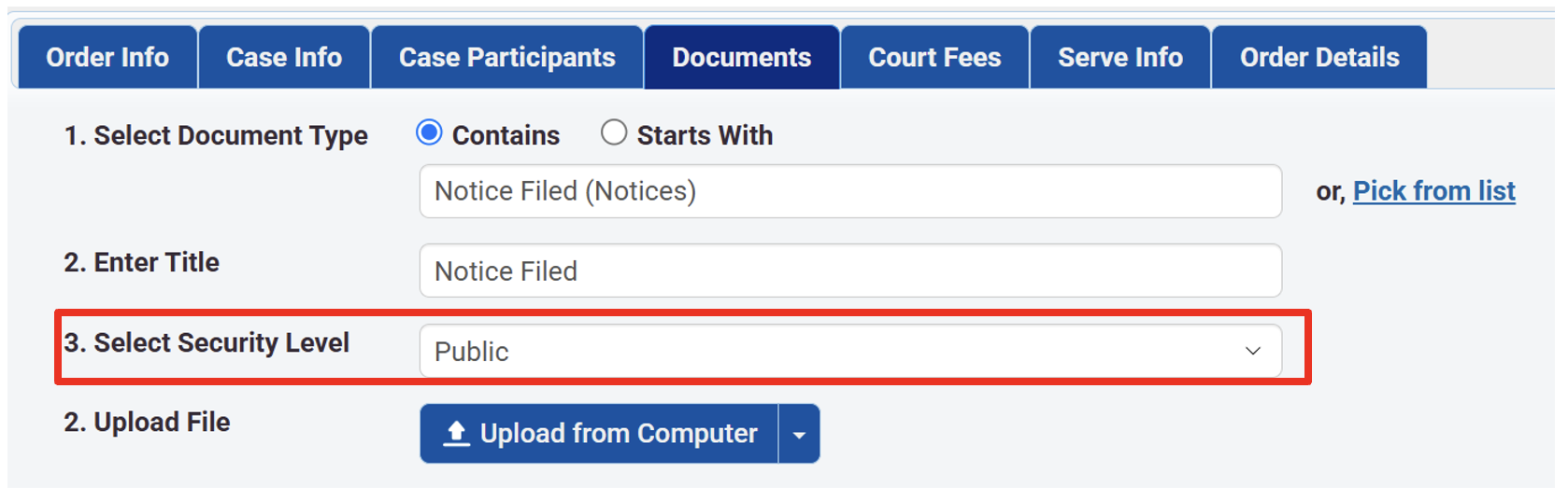 How to Place a Maryland Court eFiling