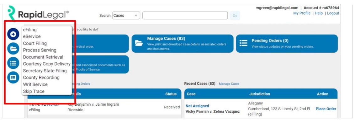 Enhanced User Interface Overview