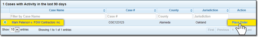 Manage Cases and Documents