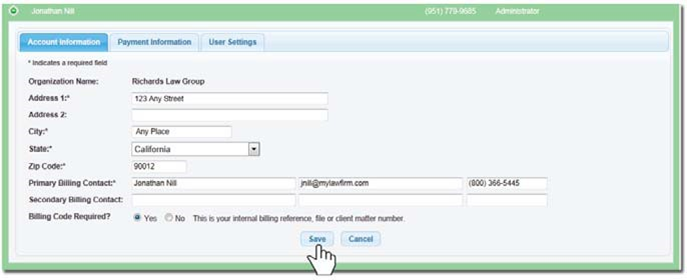 Manage ‘My Profile’ Settings