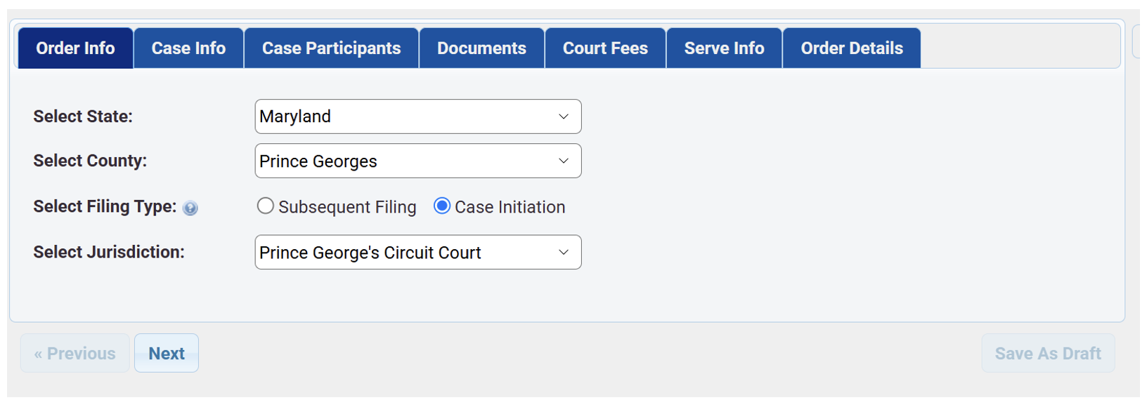 How to Place a Maryland Court eFiling