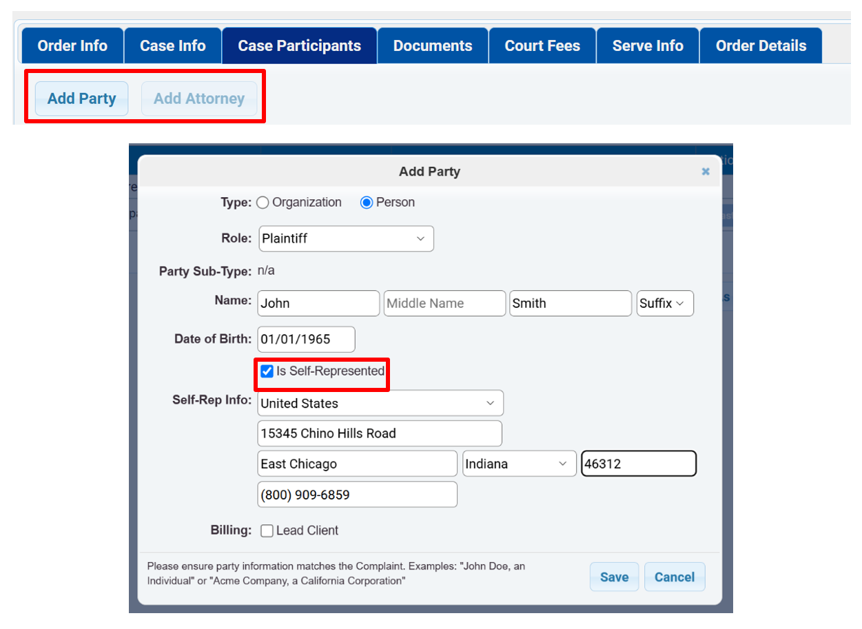 How to Place an Indiana Court eFiling