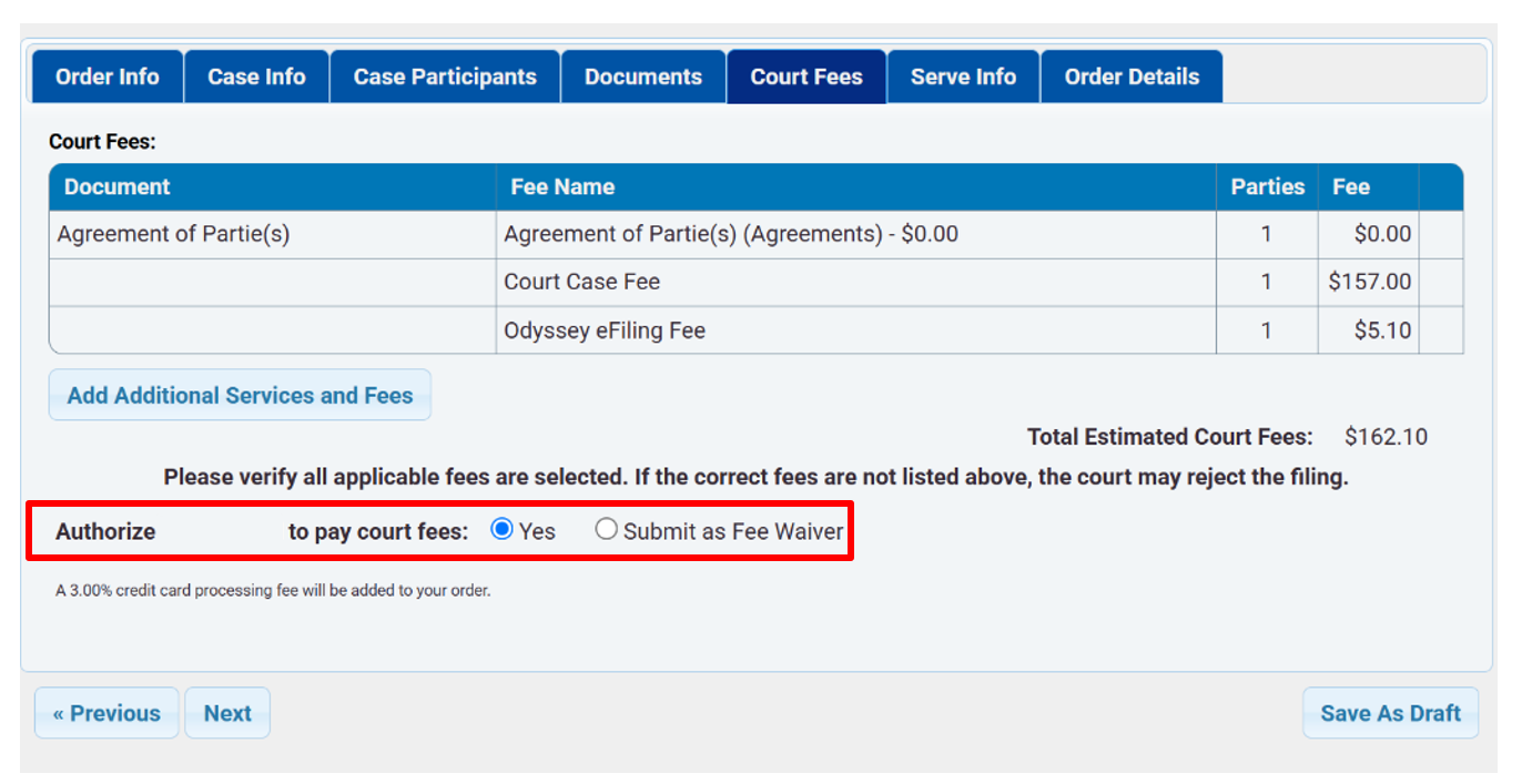 How to Place an Indiana Court eFiling